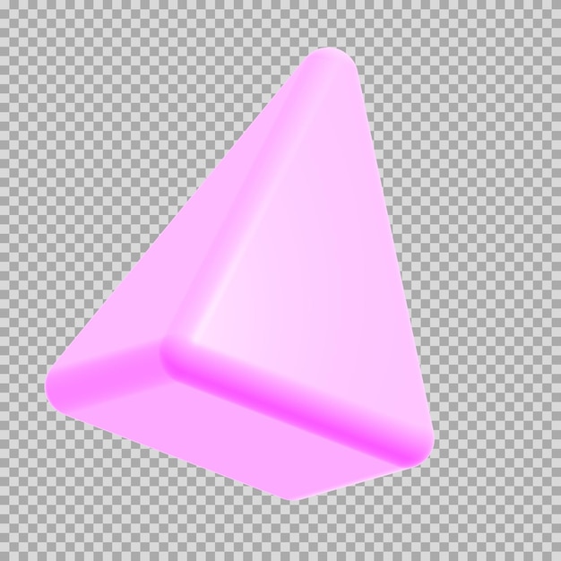 Premium PSD | 3d pyramid dynamic color icon Premium PSD | 3d pyramid dynamic color icon