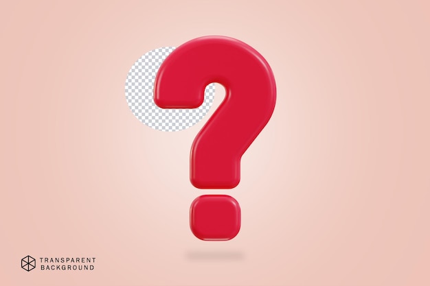 Premium PSD | 3d question mark icon vector illustration Premium PSD | 3d question mark icon vector illustration