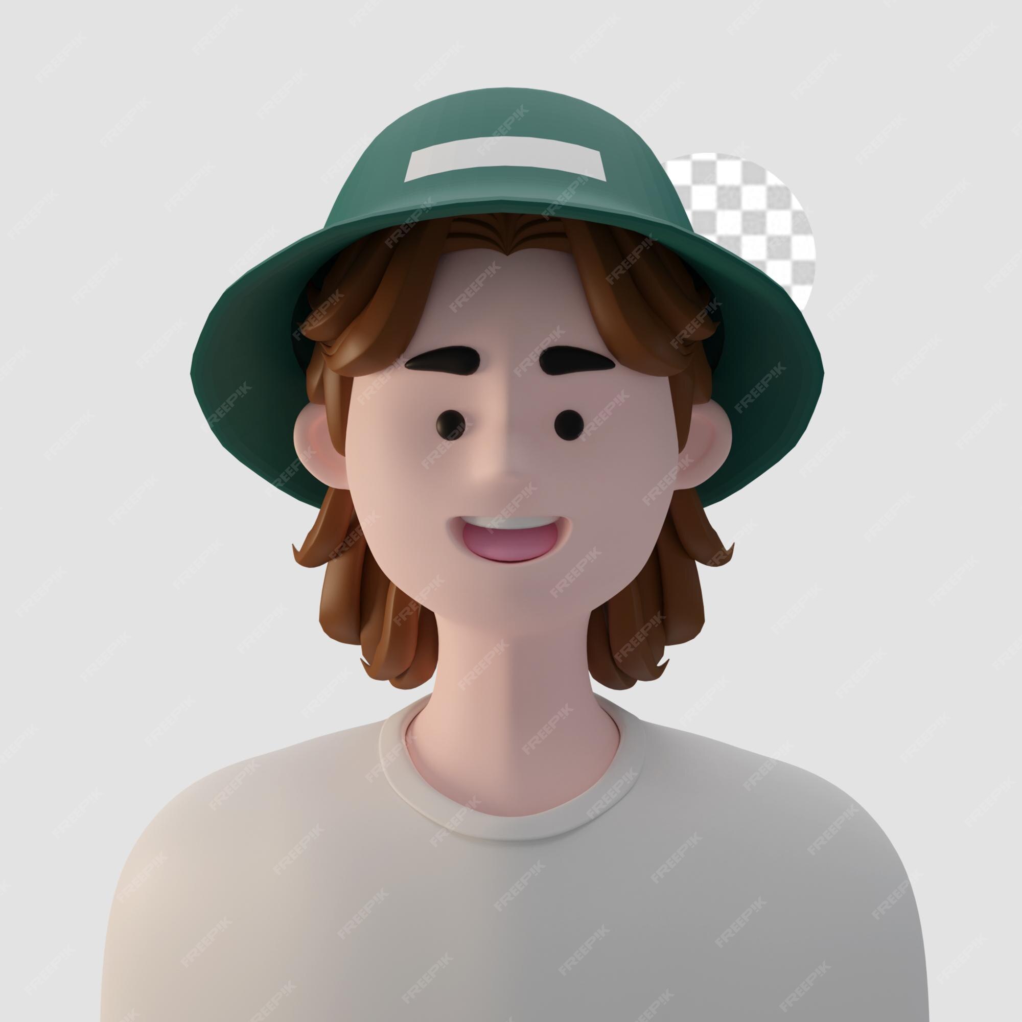 Premium Psd 3d Render Cartoon Avatar Isolated