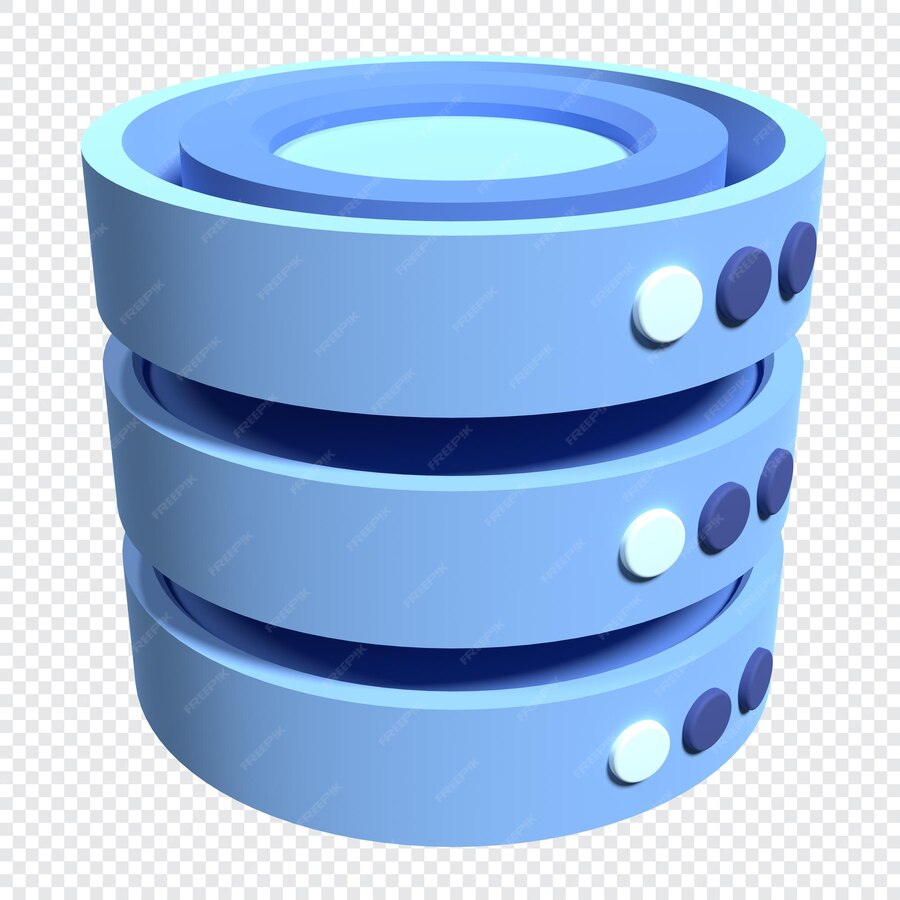 Premium PSD | 3d render of database Database server 3d render icon ...