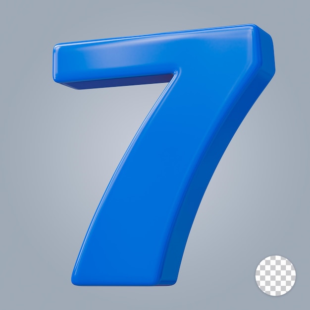 Premium Psd 3d Rendering Number 7