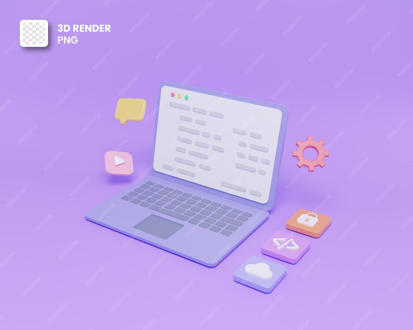 Premium Psd 3d Web Development Or Software Development Or Web Design User Interface Ui Or