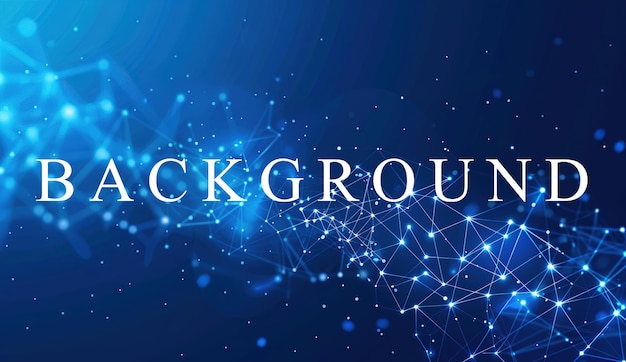 Abstract Blue Network of Connected Points | Premium AI-generated PSD Abstract Blue Network of Connected Points | Premium AI-generated PSD