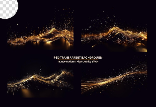 Premium PSD | Abstract shiny color gold wave design element in the ... Premium PSD | Abstract shiny color gold wave design element in the ...