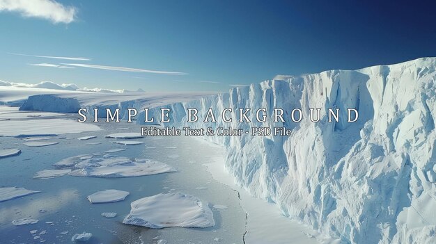 Antarctic Glacier in the snow | Premium AI-generated PSD Antarctic Glacier in the snow | Premium AI-generated PSD