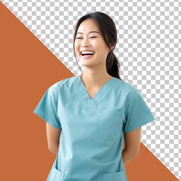 Premium PSD | Asian female doctor png Premium PSD | Asian female doctor png