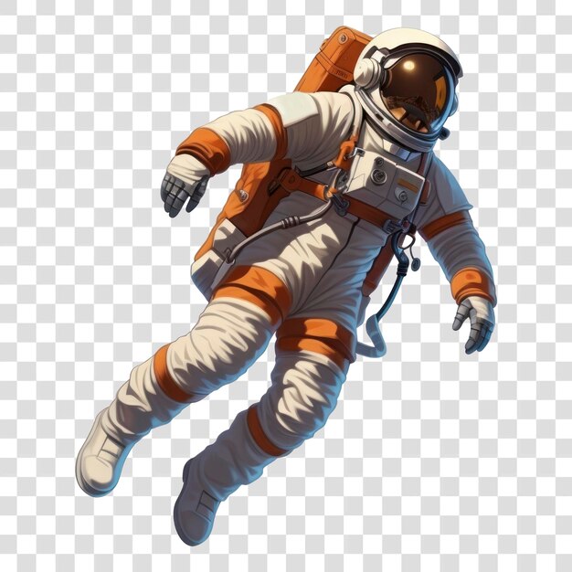 Premium PSD | Astronaut floating in outer space Premium PSD | Astronaut floating in outer space