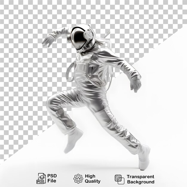 Premium PSD | Astronaut man dances isolated on transparent background Premium PSD | Astronaut man dances isolated on transparent background