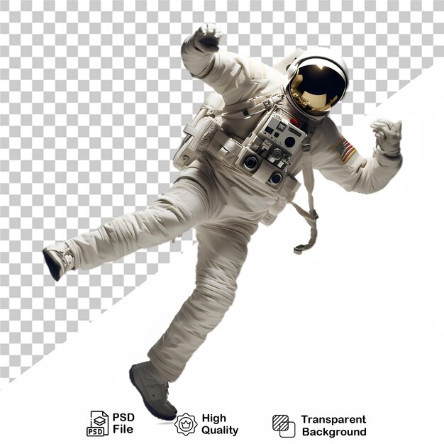 Premium PSD | Astronaut man dances isolated on transparent background Premium PSD | Astronaut man dances isolated on transparent background