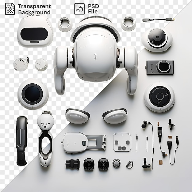 Premium PSD | Awesome high tech robotics and automation set up on a ... Premium PSD | Awesome high tech robotics and automation set up on a ...