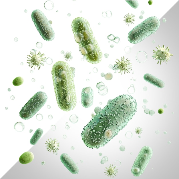 Bacteria isolated on transparent background | Premium AI-generated PSD Bacteria isolated on transparent background | Premium AI-generated PSD