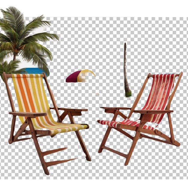Two Beach Chairs PSD, High Quality Free PSD Templates for Download Two Beach Chairs PSD, High Quality Free PSD Templates for Download
