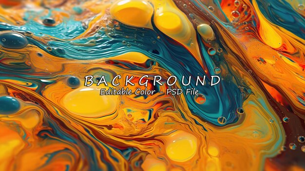 Beautiful abstraction of liquid paints | Premium AI-generated PSD Beautiful abstraction of liquid paints | Premium AI-generated PSD