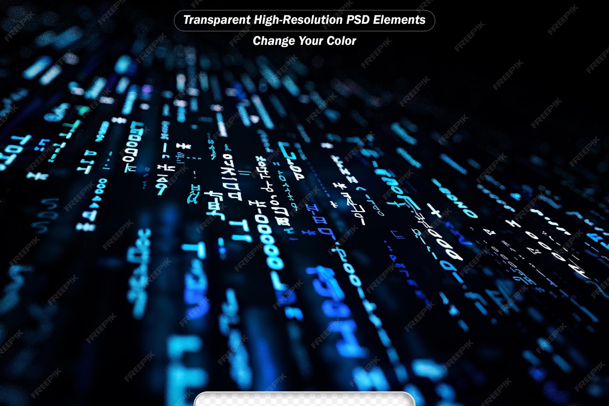 Binary code background motion binary data Hacking computer data Technology | Premium AI ...