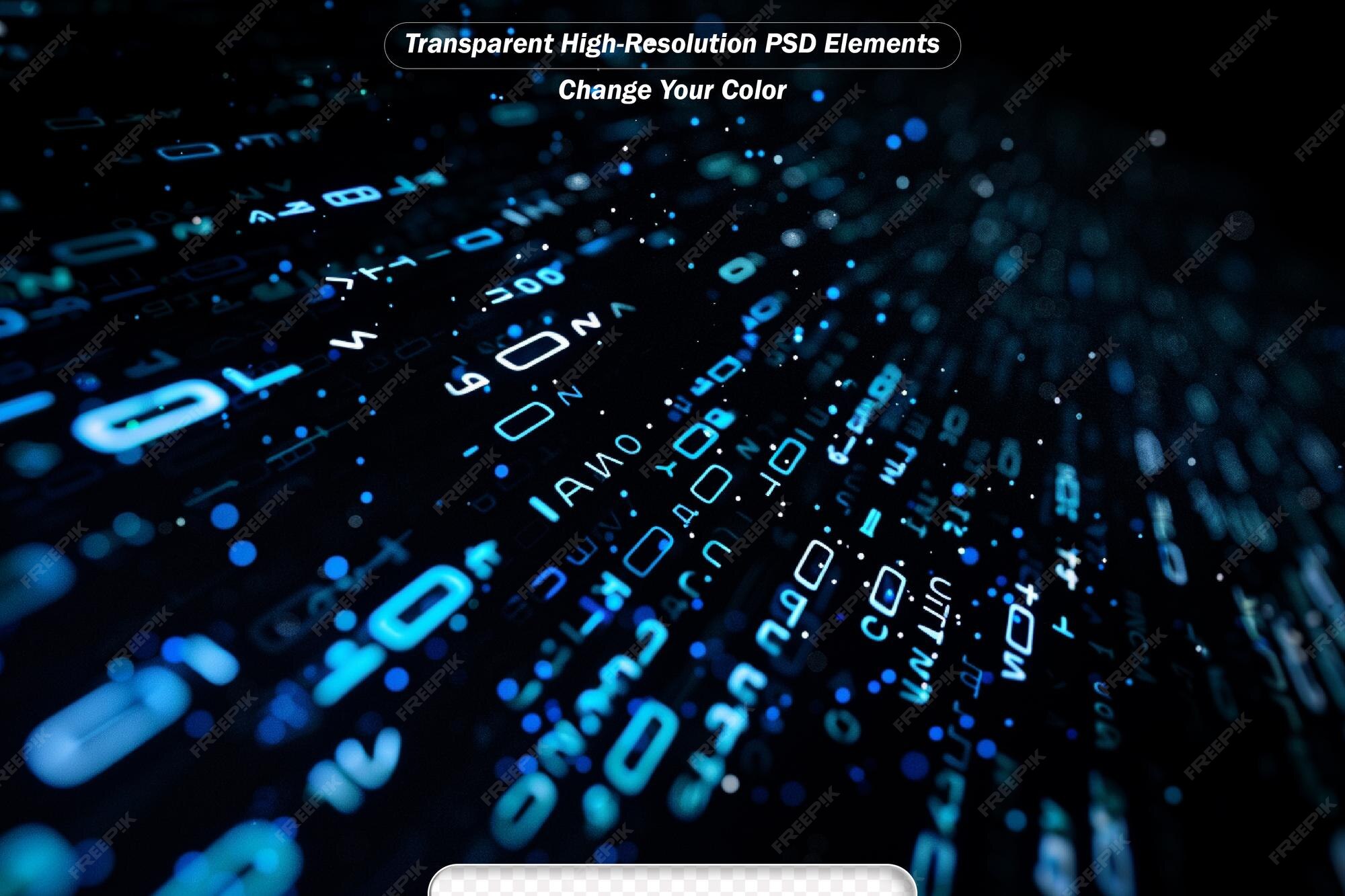 Premium Psd Binary Code Background Motion Binary Data Hacking Computer Data Technology