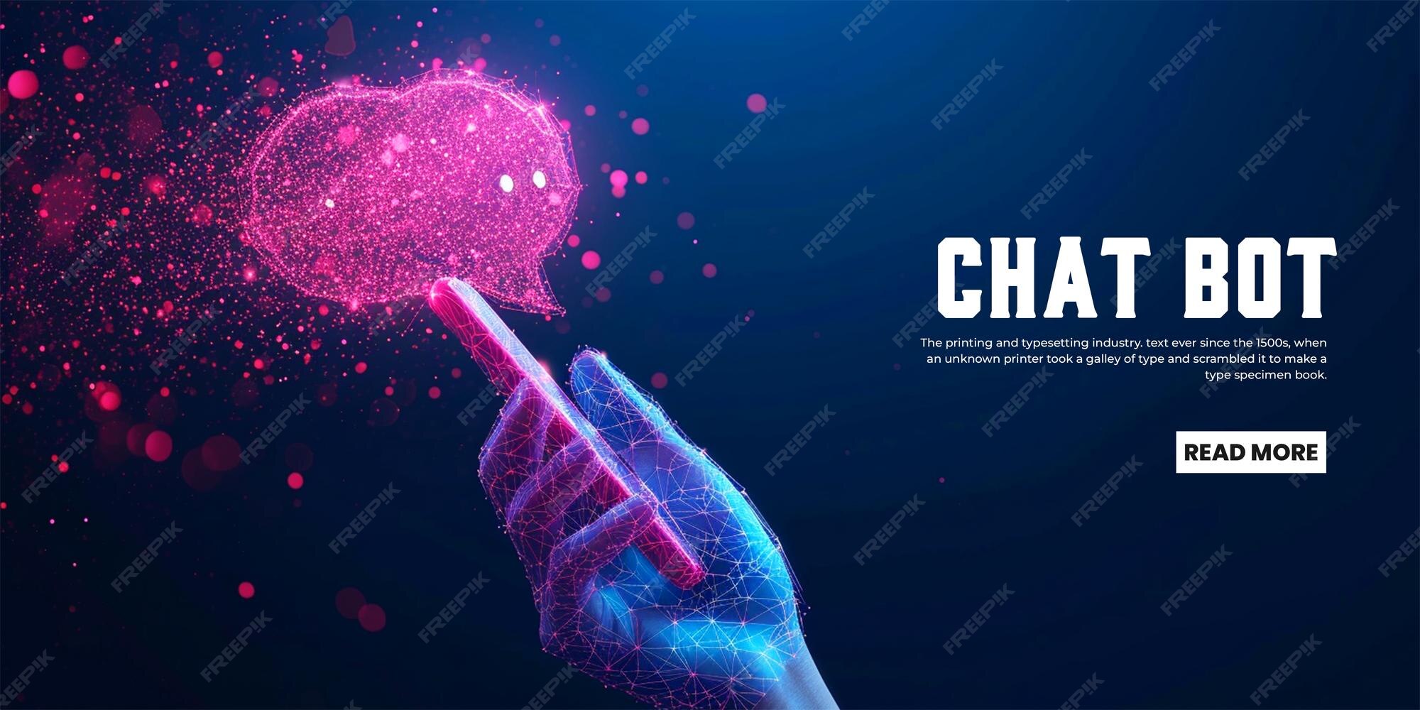 Chat bot concept | Premium AI-generated PSD Chat bot concept | Premium AI-generated PSD