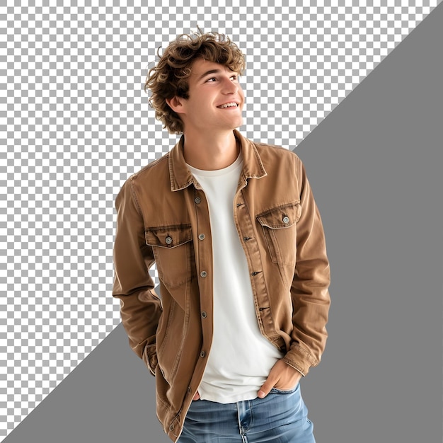 Premium PSD | Cheerful Guy on Transparent Background Ai Generated Premium PSD | Cheerful Guy on Transparent Background Ai Generated
