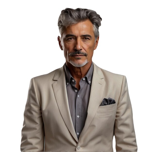 Closeup of serious middleaged business leader | Premium AI-generated PSD Closeup of serious middleaged business leader | Premium AI-generated PSD