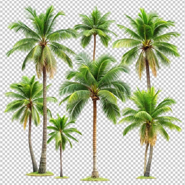 Coconut palm tree isolated on white | Premium AI-generated PSD Coconut palm tree isolated on white | Premium AI-generated PSD