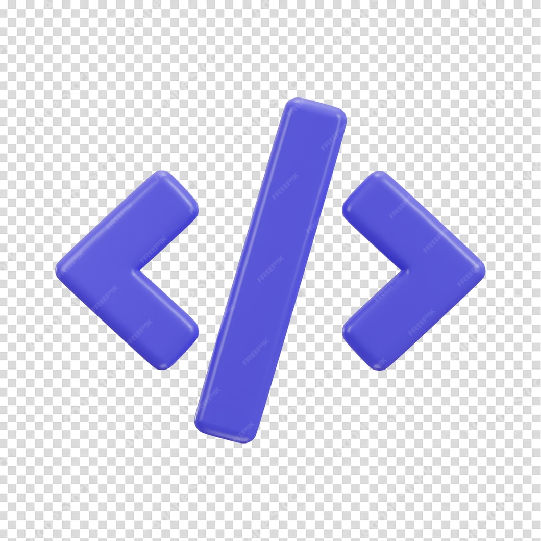 Premium PSD | Code icon 3d rendering symbols of programming and web ...