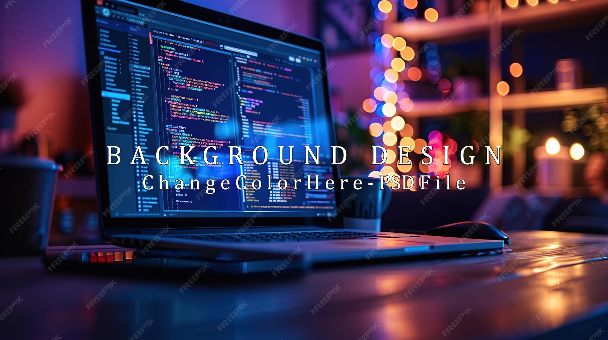 Coding Html And Programming On Screen Laptop Development Web Developer Premium Ai Generated Psd