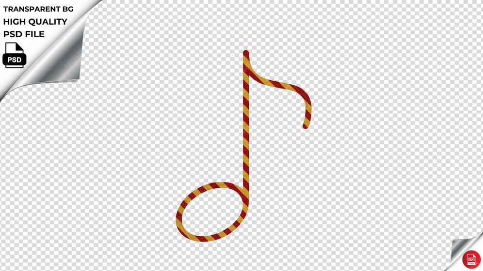 A colorful musical note with the word f on it | Premium AI-generated PSD A colorful musical note with the word f on it | Premium AI-generated PSD