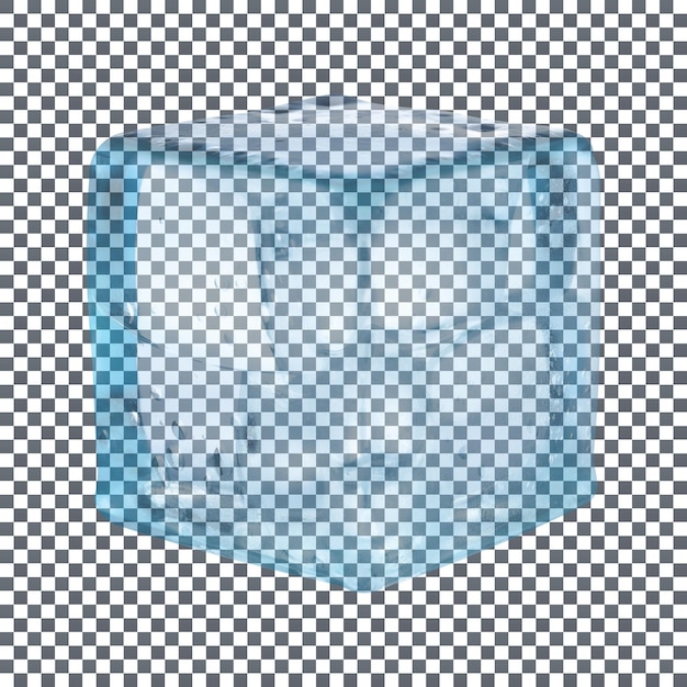 Premium PSD | Crystel clear ice cube isolated on transparent background Premium PSD | Crystel clear ice cube isolated on transparent background