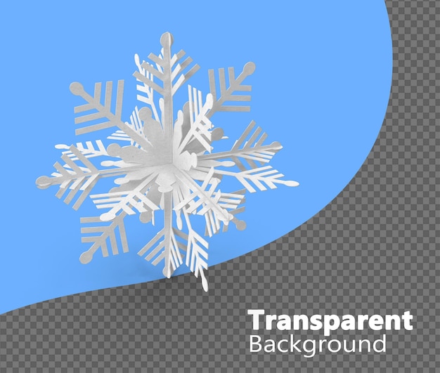 Premium PSD | Decorative snowflake isolated on a transparent background Premium PSD | Decorative snowflake isolated on a transparent background