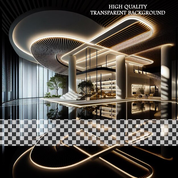 Premium PSD | Enhancing modern spaces with dynamic illumination on ... Premium PSD | Enhancing modern spaces with dynamic illumination on ...