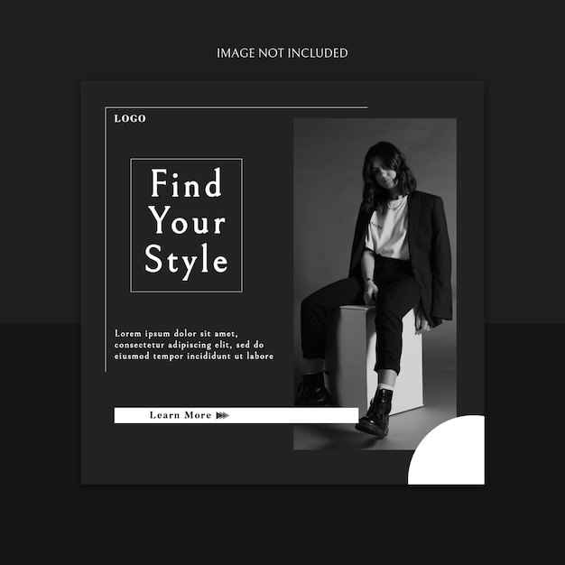 Premium Psd Fashion Instagram Post Template