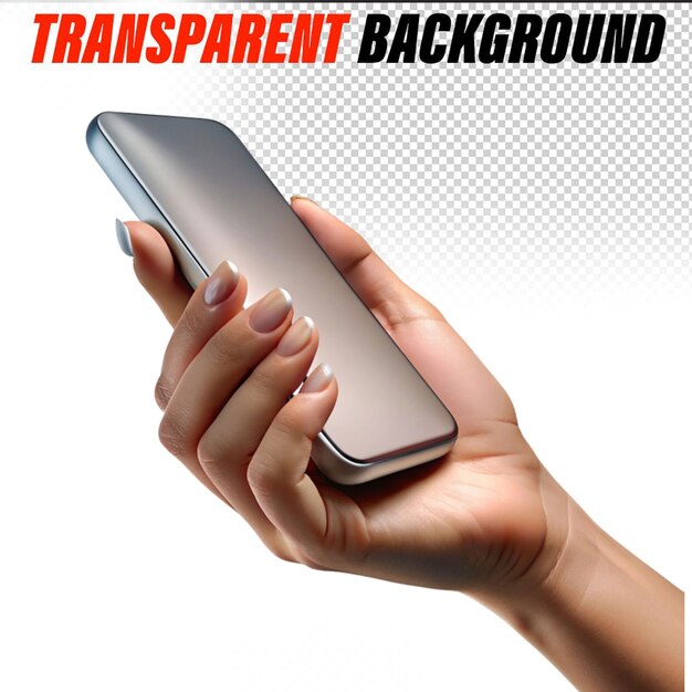 Premium PSD | Female hands holding modern cellphone Premium PSD | Female hands holding modern cellphone