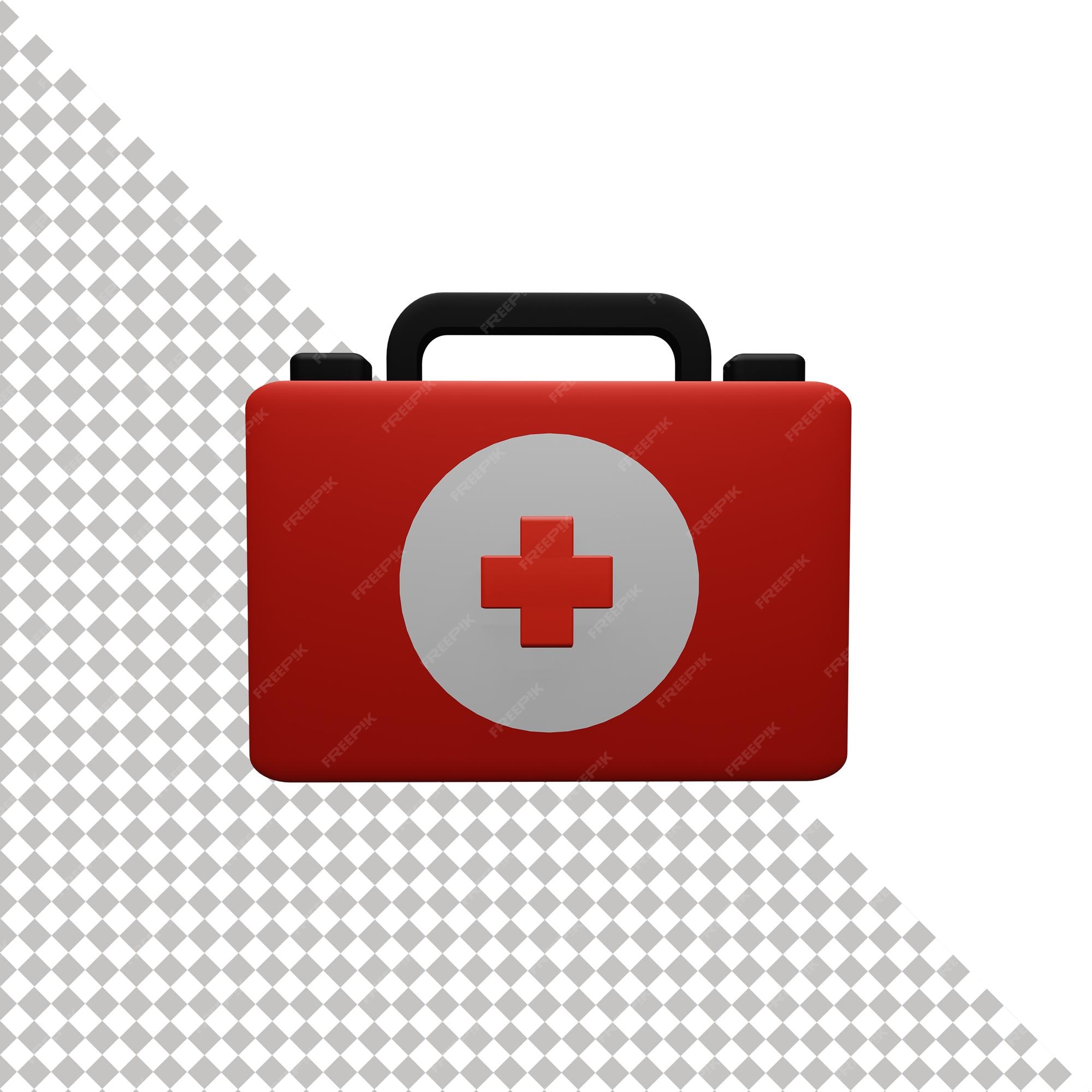 Premium Psd First Aid Kit 3d Icon