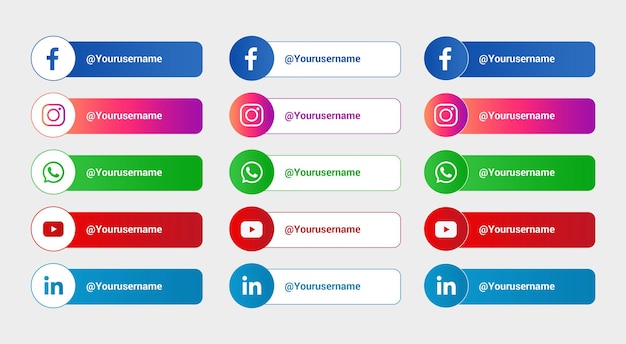 Social Media Lower Thirds PSD, High Quality Free PSD Templates for Download Social Media Lower Thirds PSD, High Quality Free PSD Templates for Download