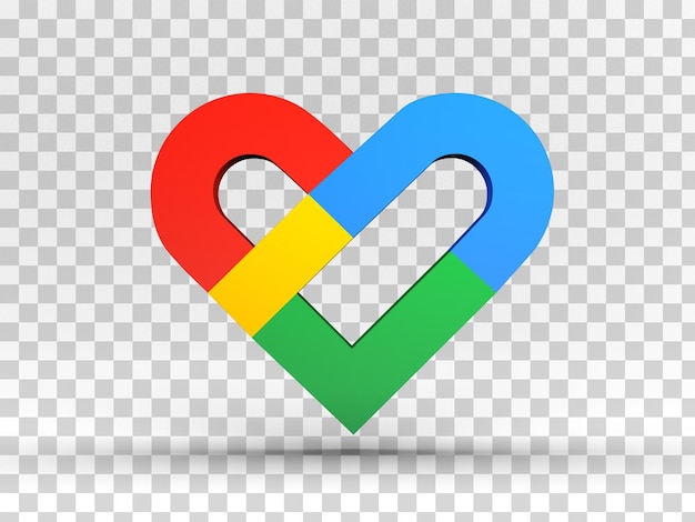 Premium PSD | Google fit app icon 3d render Premium PSD | Google fit app icon 3d render