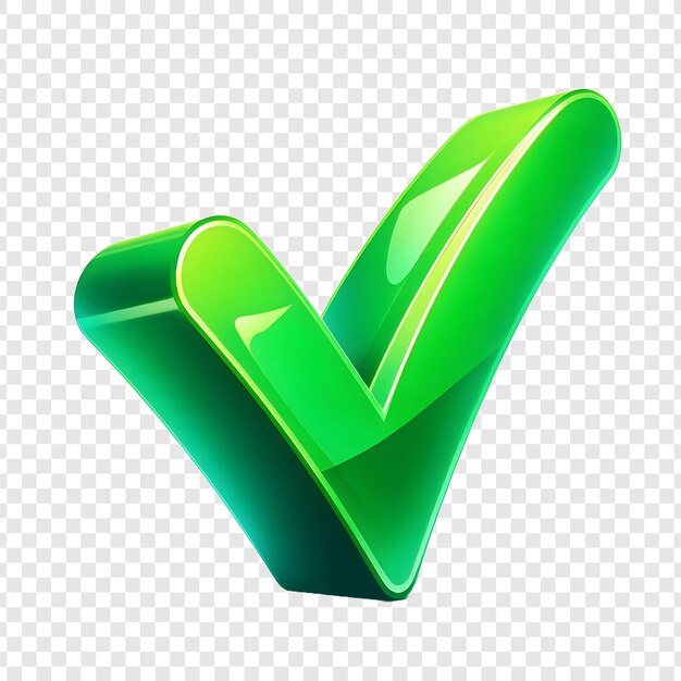 Green check mark isolated on transparent background | Premium AI ... Green check mark isolated on transparent background | Premium AI ...