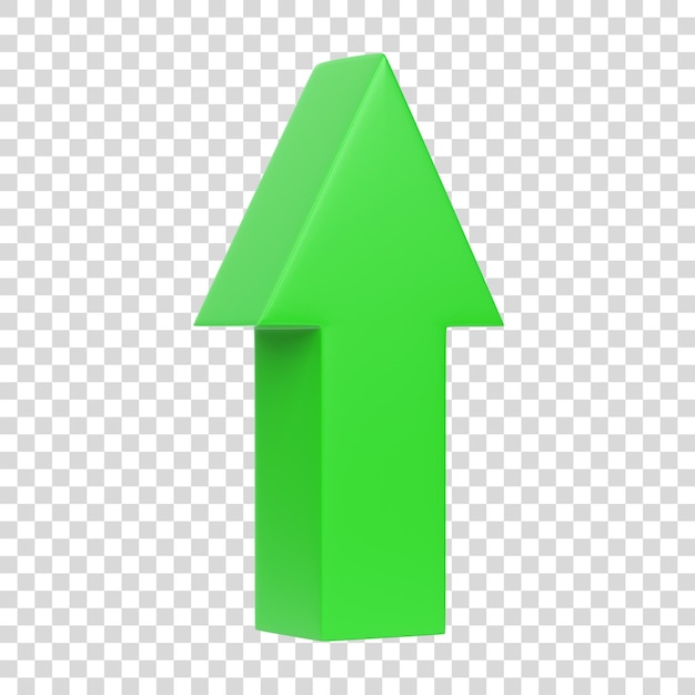 Premium PSD | Green up arrow isolated on a white background 3d render ... Premium PSD | Green up arrow isolated on a white background 3d render ...