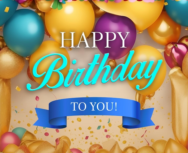 Happy Birthday Banner 3d Psd 9 000 High Quality Free Psd Templates