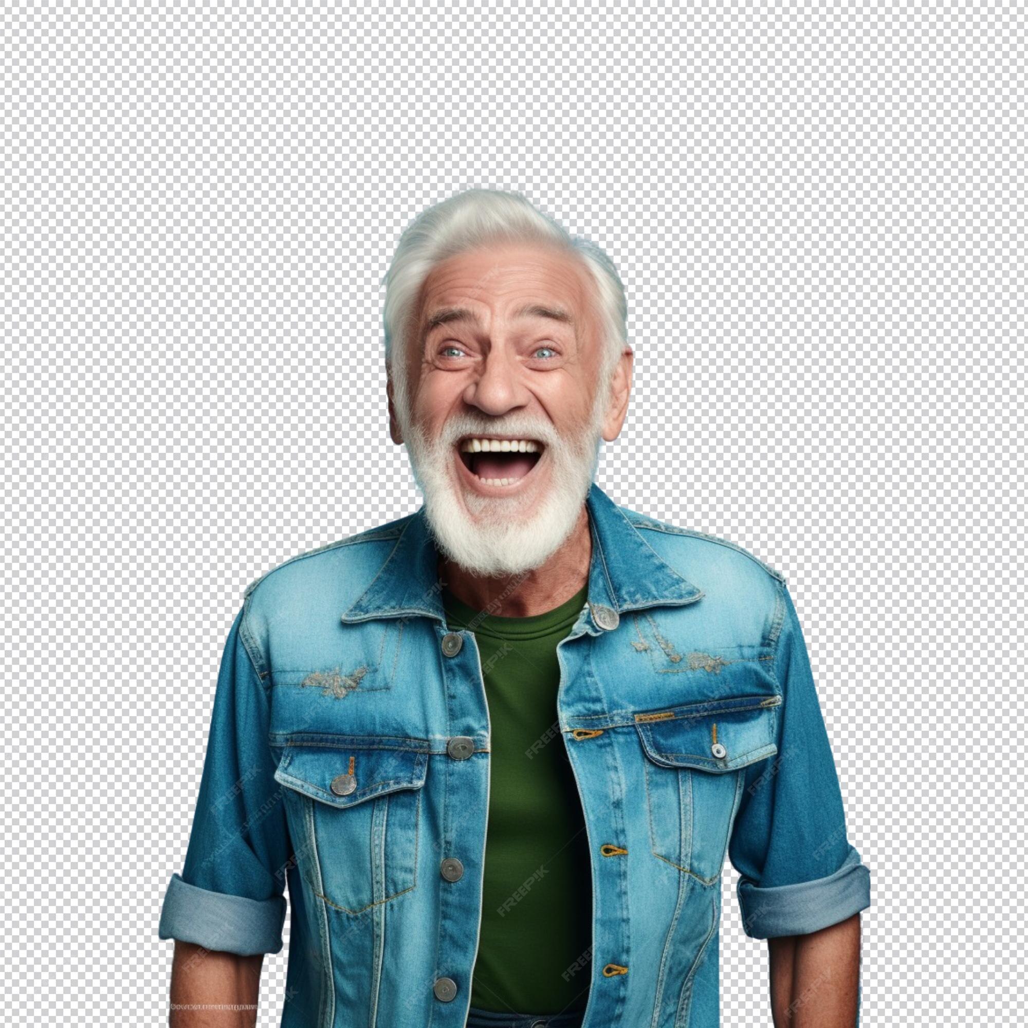 Premium Psd Happy Elderly Portrait For Advertising