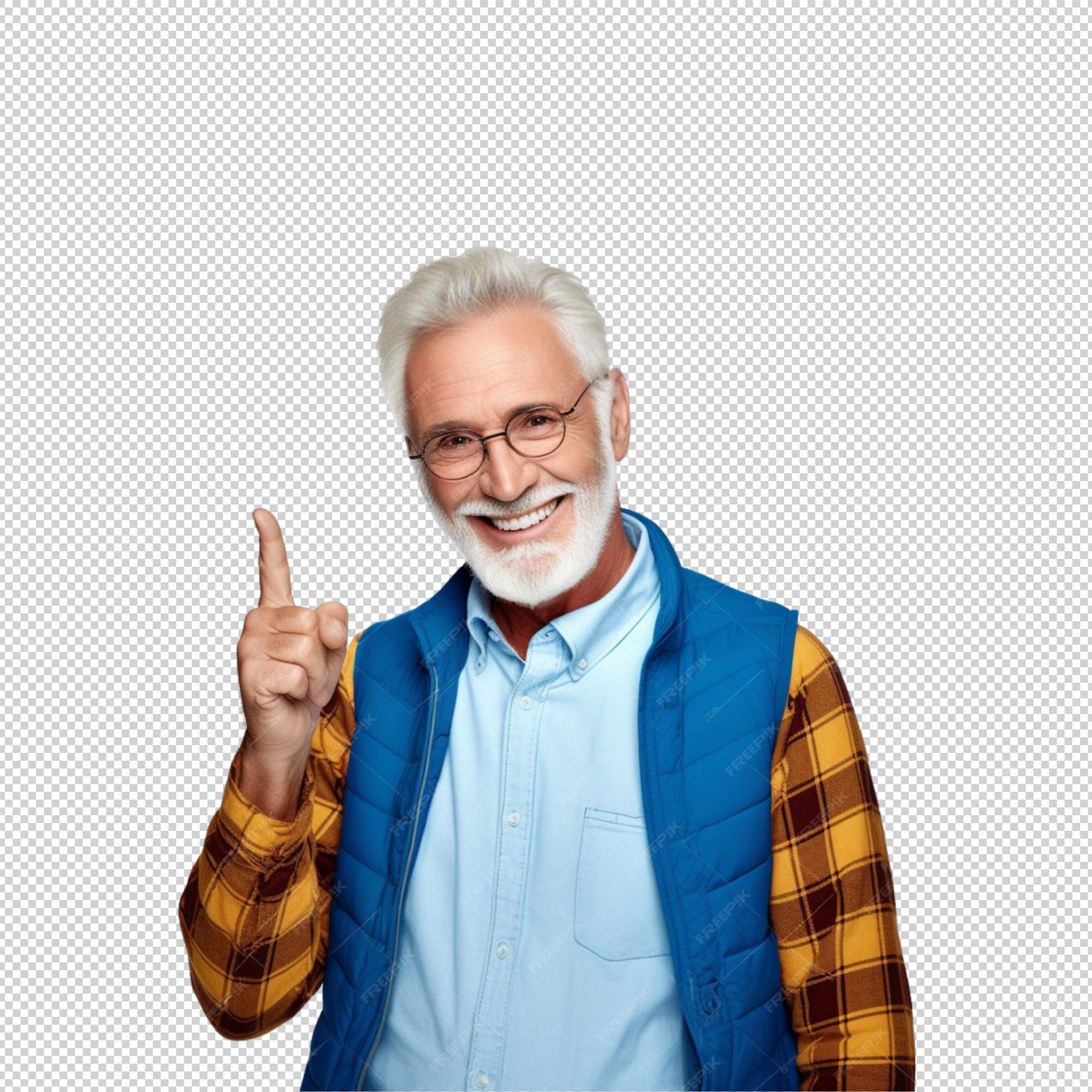Premium Psd Happy Elderly Portrait For Advertising