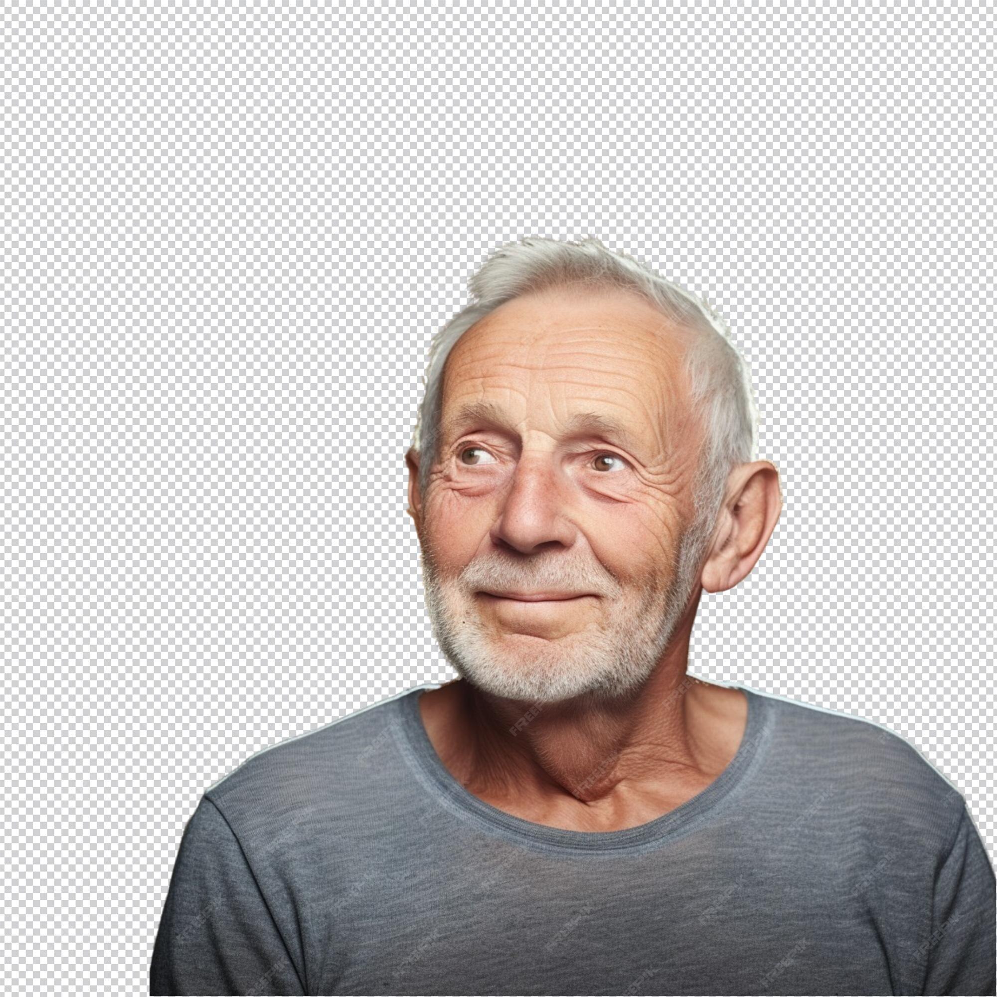 Premium Psd Happy Elderly Portrait For Advertising