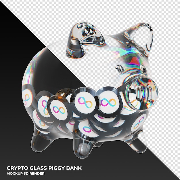 Premium PSD | Internet computer icp glass piggy bank with crypto coins ... Premium PSD | Internet computer icp glass piggy bank with crypto coins ...