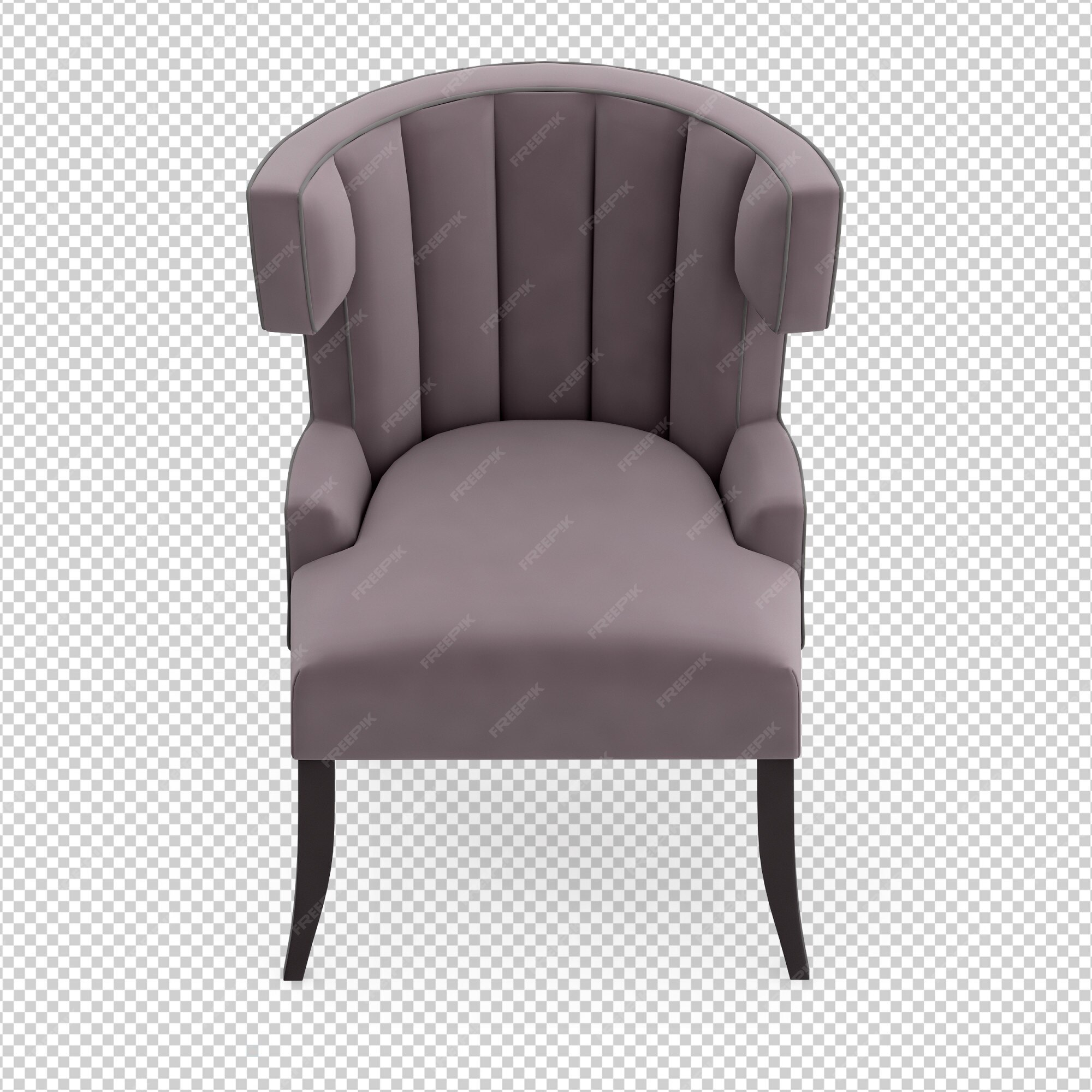 Premium PSD | Isometric armchair 3d render isolated Premium PSD | Isometric armchair 3d render isolated