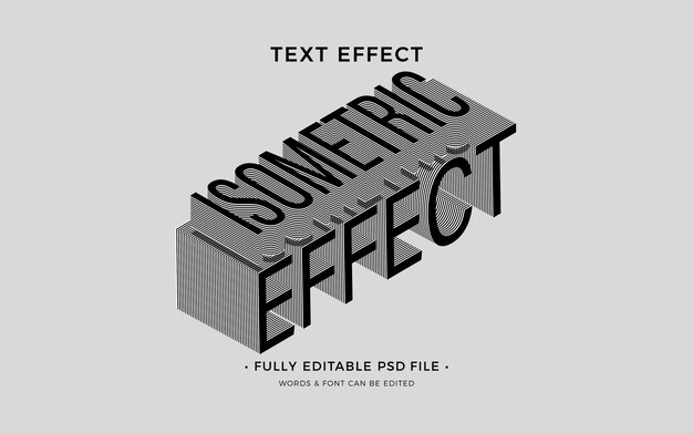 Premium PSD | Isometric text effect Premium PSD | Isometric text effect