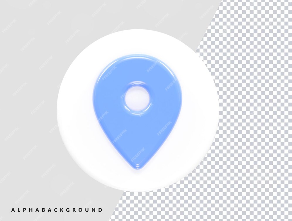 Premium PSD | Location icon 3d rendering vector Premium PSD | Location icon 3d rendering vector