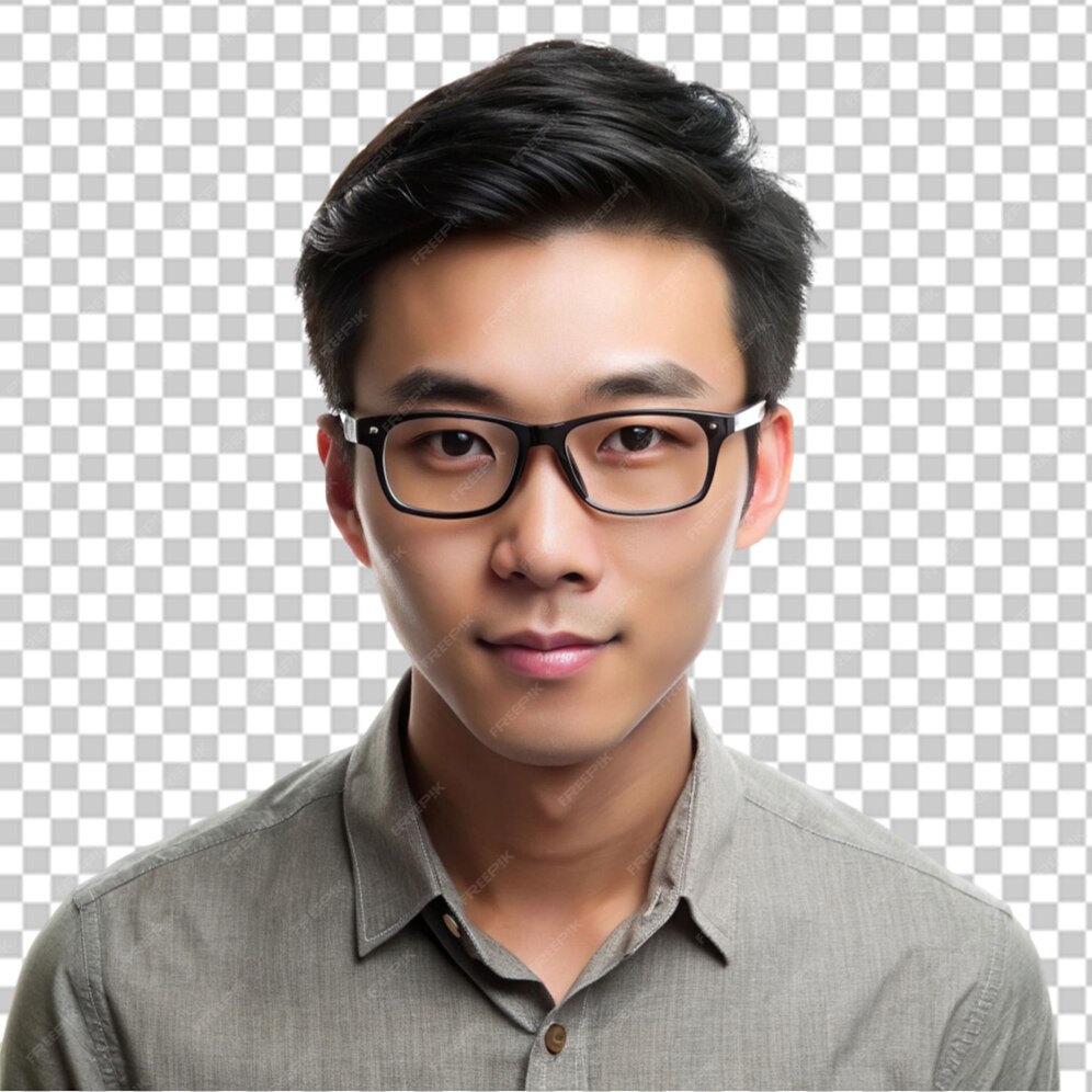Premium Psd A Man Wearing Glasses