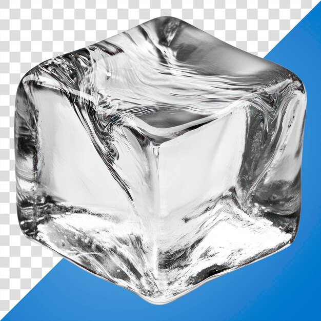 Melting ice cube isolated clear transparent | Premium AI-generated PSD Melting ice cube isolated clear transparent | Premium AI-generated PSD