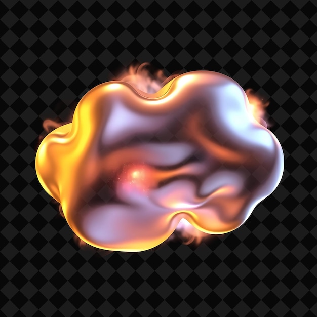 Metallic Cloud With Shiny Surfaces Reflective Edges and Gleaming Light ... Metallic Cloud With Shiny Surfaces Reflective Edges and Gleaming Light ...