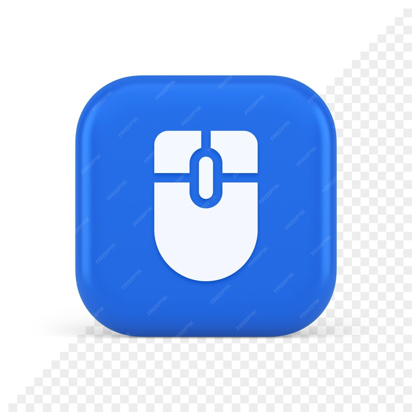 Premium Psd Mouse Computer Scrolling Device Cursor Button Click Control Cyberspace Interface