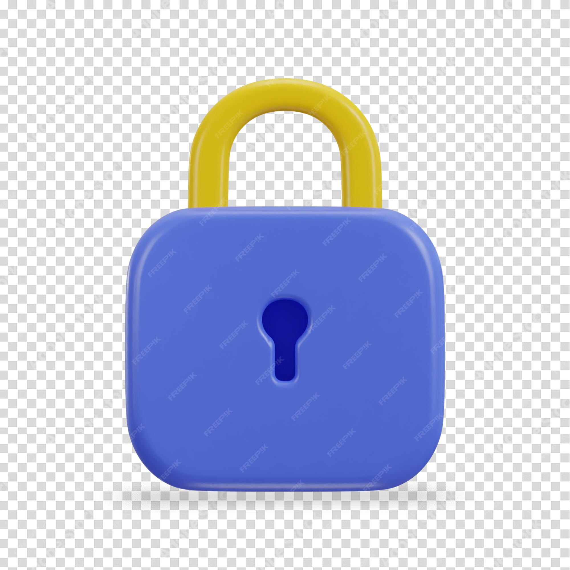 Premium PSD | Padlock icon 3d rendering vector illustration Premium PSD | Padlock icon 3d rendering vector illustration