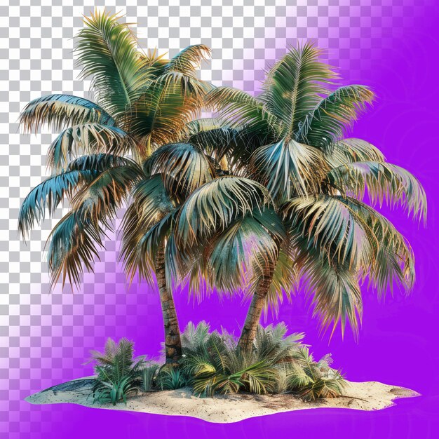 Palm tree isolated | Premium AI-generated PSD Palm tree isolated | Premium AI-generated PSD